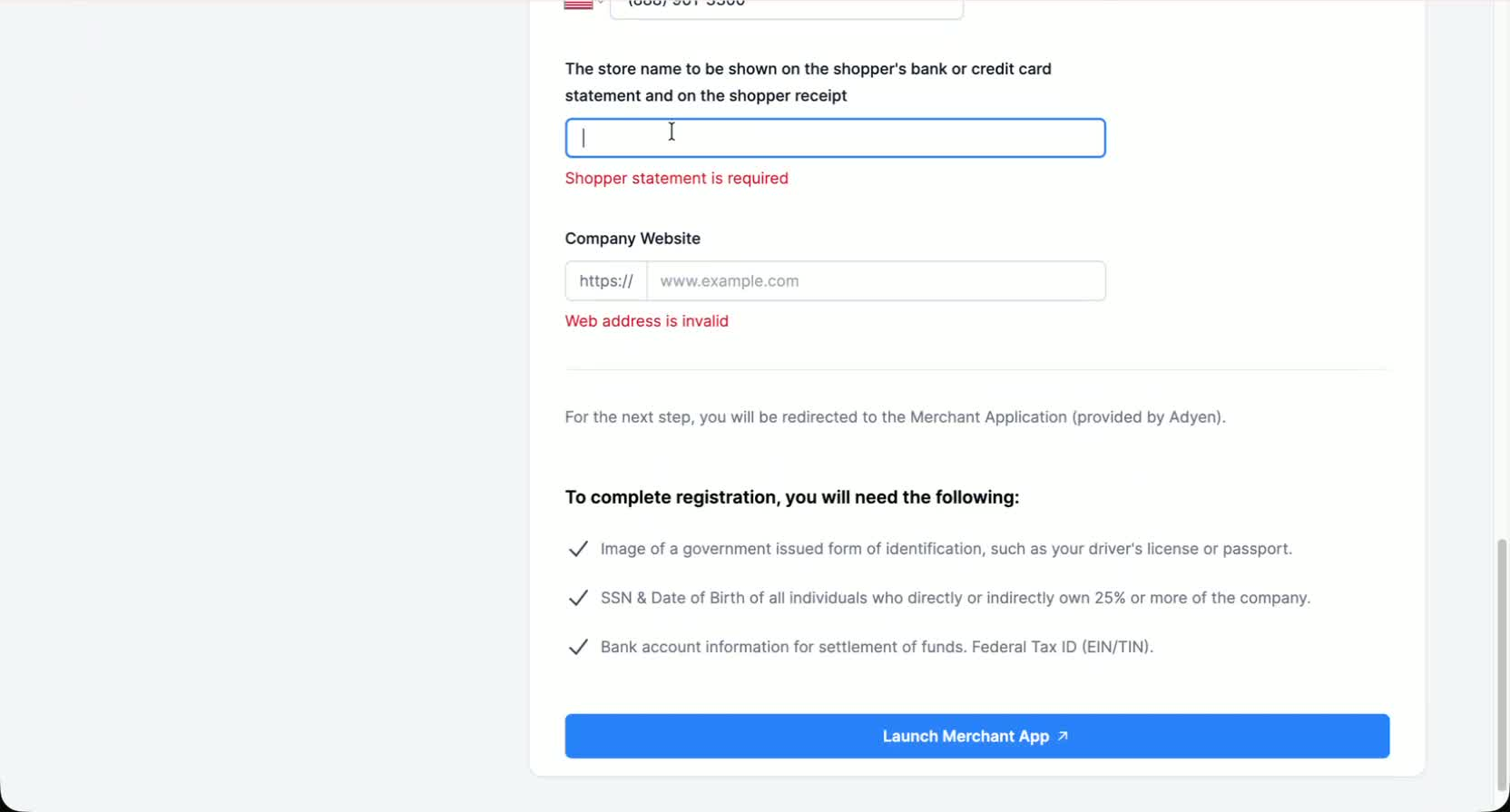 Applying for SM Pay