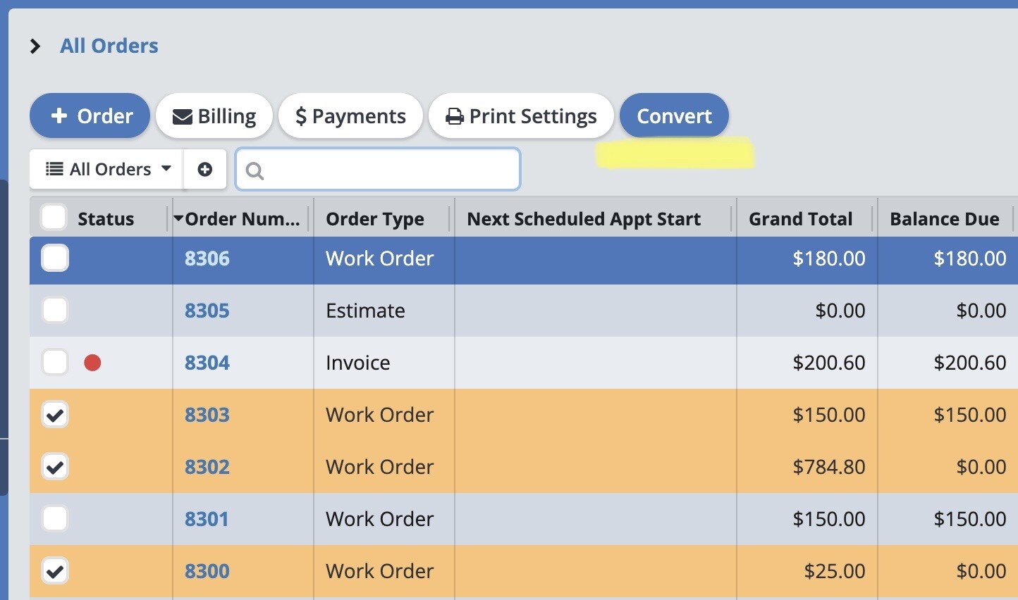 How To Change An Order Type